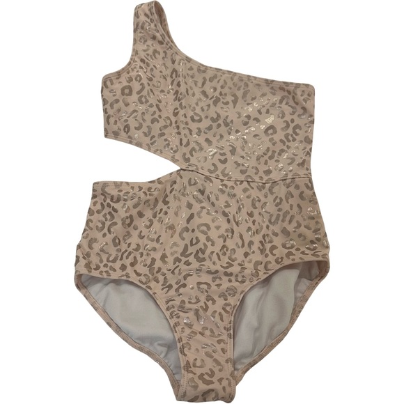 Kate Mack | Swim | Euc Kate Mack Girls Size 7 Oneshoulder Rose Gold ...